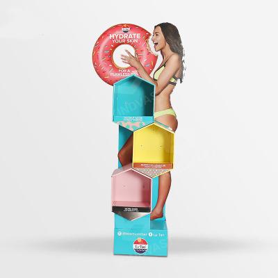 China Retail Racks Custom Display Stand with Supermarket Gondola Design and Logo for sale