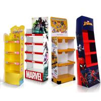 China Retail Box Shelving Custom Logo Funko Pop Cardboard Display Stand Floor Display Racks for sale