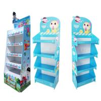 China Retail Box Shelving Custom Logo Funko Pop Cardboard Display Stand Floor Display Racks for sale