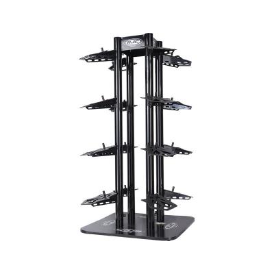 China Supermarket Rack Magnetic Floating Football Helmet Display Stand for Rotating Helmet for sale