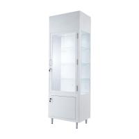 China Stainless Steel Collapsible Cabinet Anti Thief Design for Retail Shops and Commercial for sale