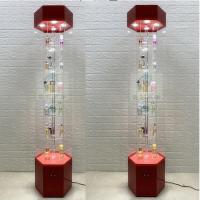 China High Grade Cold-rolled Sheet LED Display Case for Displaying Wiper and Acrylic Plinths for sale