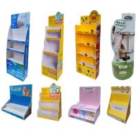 China Customized Eco Friendly Printing Paper Corrugated Rack Tray Stand for Retail Shops for sale