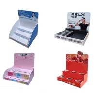 China Customized Eco Friendly Printing Paper Corrugated Rack Tray Stand for Retail Shops for sale