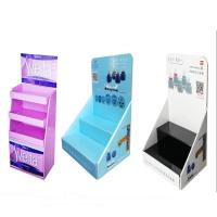 China Customized Eco Friendly Printing Paper Corrugated Rack Tray Stand for Retail Shops for sale
