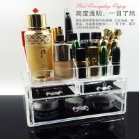 China Regular Size Clear Eyelash Box with High Grade Cold-rolled Sheet Acrylic Makeup Stand for sale