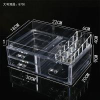 China Regular Size Clear Eyelash Box with High Grade Cold-rolled Sheet Acrylic Makeup Stand for sale