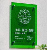 China Regular Size Acrylic Embossed Light Box Signs Display Stand for Acrylic Advertising for sale