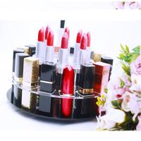 China Supermarket High Grade Cold-rolled Sheet Acrylic Lipstick Holder with Rotating Design for sale