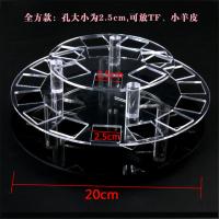 China Supermarket High Grade Cold-rolled Sheet Acrylic Lipstick Holder with Rotating Design for sale