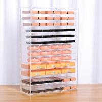 China Acrylic Boxes for Lipstick Gifts Regular Size Transparent Cosmetic Display Customized for sale
