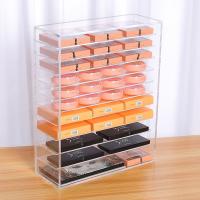 China Acrylic Boxes for Lipstick Gifts Regular Size Transparent Cosmetic Display Customized for sale