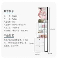 China Layered Cosmetic Display Stand with Customizable Layers and Double-Sided Mirror for sale