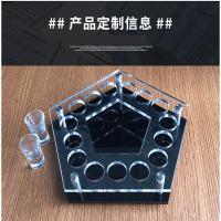 China 16 Slot Stackable Clear Acrylic Lipstick Display Stand for Eco-friendly Retail Shops for sale