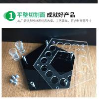 China 16 Slot Stackable Clear Acrylic Lipstick Display Stand for Eco-friendly Retail Shops for sale
