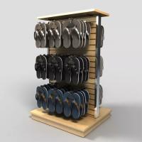 China Commercial Sectional Display Furniture Sandal Rack with Eco-friendly Display Stand for sale