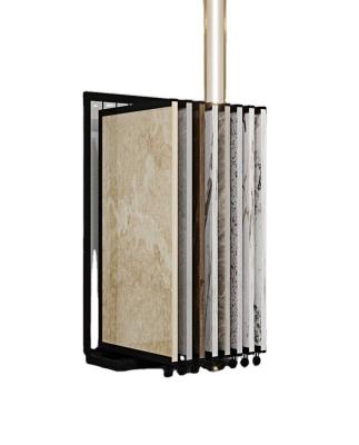 China Double-sided Metal Display Rack for Tile and Marble Display Modern Double-sided Design for sale
