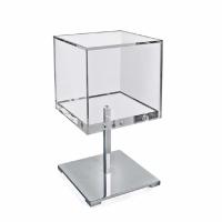 China Layer Custom Made High Grade Cold-rolled Sheet Acrylic Velvet Jewelry Box with Logo for sale
