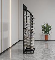 China Light Duty Double-sided Slide Panel Stand for Ceramic Tile Displays Durable and Stylish for sale