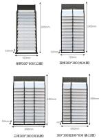 China Light Duty Double-sided Slide Panel Stand for Ceramic Tile Displays Durable and Stylish for sale