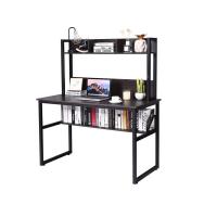 China CEO Student Office Vintage Furniture Specific Office Desks with Hutch Bookshelf Storage for sale