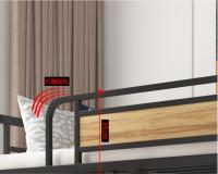 China Apartment 1800*1800*2000 Single Wooden Children Plywood Loft Bed with Drawers Stairs for sale