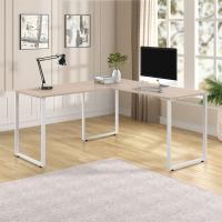 China Metal and Wood L Shape Desk for Home Office Study Table in Modern Design for sale
