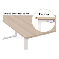 China Metal and Wood L Shape Desk for Home Office Study Table in Modern Design for sale