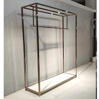 China Golden Clothing Rail Rack Heavy Duty Capacity 380kg Supermarket Rack Boutique Display for sale