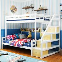 China School Furniture Metal Single Wooden Child Plywood Loft Bed with Stairs and Drawers for sale