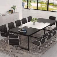 China 8ft Traditional Design Metal Meeting Room Table and Chairs Set for Small SOHO Office for sale