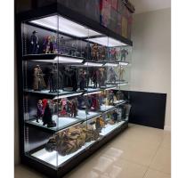 China LED Champagne Cabinets with LED Panel GOP P1.25 Display Shelves and LED Cabinet Light for sale
