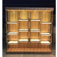 China LED Champagne Cabinets with LED Panel GOP P1.25 Display Shelves and LED Cabinet Light for sale