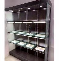 China LED Champagne Cabinets with LED Panel GOP P1.25 Display Shelves and LED Cabinet Light for sale