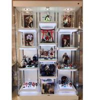China LED Champagne Cabinets with LED Panel GOP P1.25 Display Shelves and LED Cabinet Light for sale