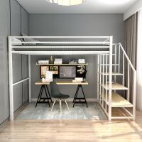 China Commercial Furniture Wooden Kids Bunk Bed with Desk and Stairs for sale