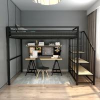 China Commercial Furniture Wooden Kids Bunk Bed with Desk and Stairs for sale