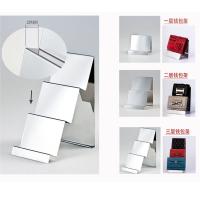 China Professional Wallet Presentation Acrylic Wallet Display Rack with Lock Double-sided for sale