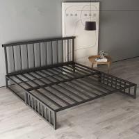 China Antique Metal Folding Sofa Beds with Mattress Folding Modern Single Beds Mechanism for sale