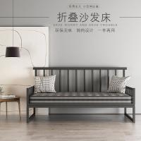 China Antique Metal Folding Sofa Beds with Mattress Folding Modern Single Beds Mechanism for sale
