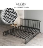 China Antique Metal Folding Sofa Beds with Mattress Folding Modern Single Beds Mechanism for sale