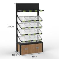 China Supermarket Convenience Store Display Rack for Snack Food Light Duty Style 5 Box Capacity for sale