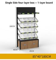 China Supermarket Convenience Store Display Rack for Snack Food Light Duty Style 5 Box Capacity for sale