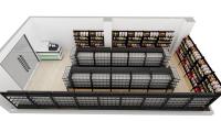 China Supermarket Convenience Store Display Rack for Snack Food Light Duty Style 5 Box Capacity for sale