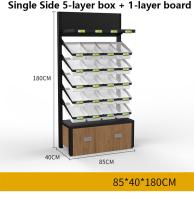 China Supermarket Convenience Store Display Rack for Snack Food Light Duty Style 5 Box Capacity for sale