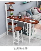 China Home Cocktail Counter Furniture Adjustable Bar Table for Home Center in Sofa Set for sale