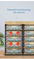 China 30-50KGS/Layer Capacity LED Light Retail Shop Display Rack Shelves Heavy Duty Style for sale