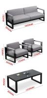 China Regional Style Chinese Style Sofa Set for Living Room Office Furniture Leather Office for sale
