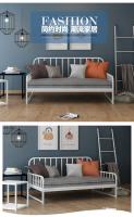 China Bedroom Furniture Antique Design King Size Futon Sofa Bed with Foldable Mechanism for sale