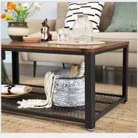 China Simple Loft Style Center Table Furniture with Storage American Vintage Retro Design for sale
